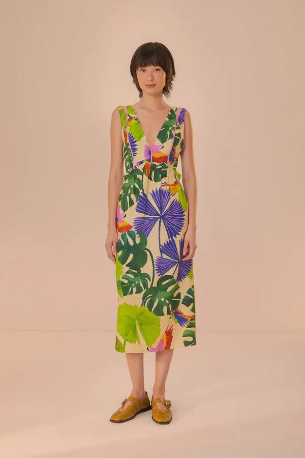 pink rose midi dress Briar Rose Ballerina Pink Midi Dress