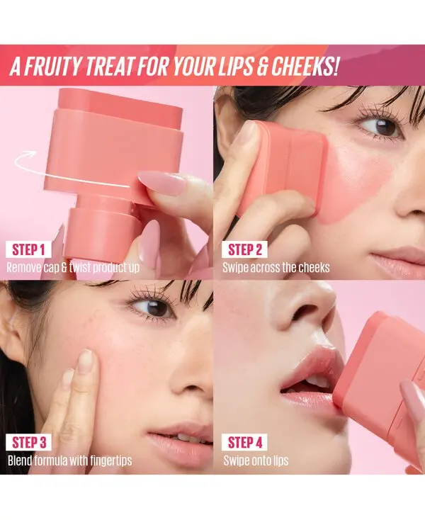KAJA Dewy Bar Blush & Lip Balm - Fig Smoothie