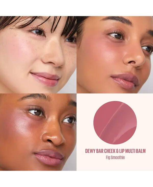 KAJA Dewy Bar Blush & Lip Balm - Fig Smoothie