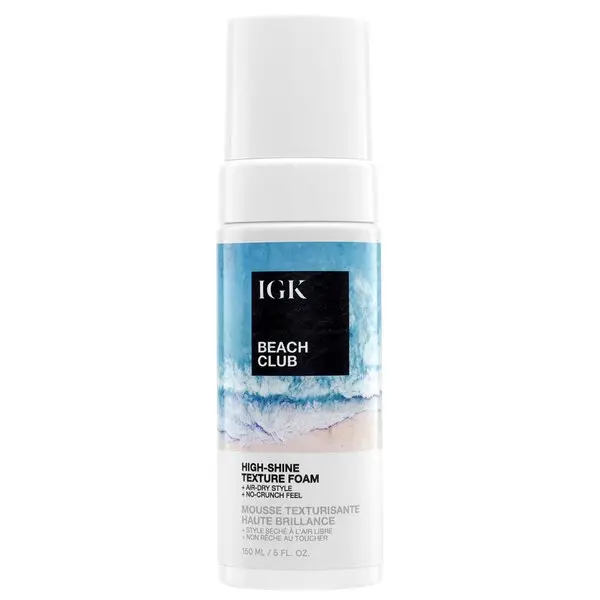 IGK Beach Club High-shine Hair Texture Foam - One-color