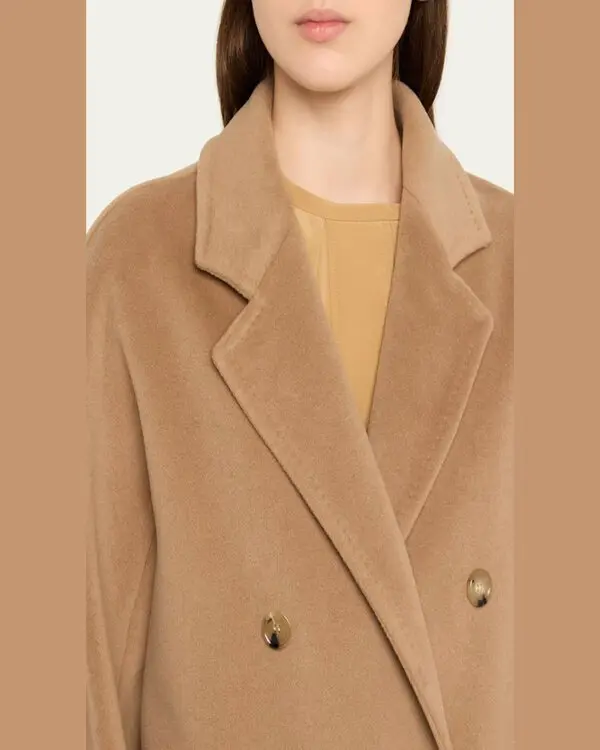 Max Mara Rebus Double-breasted Coat - Camel