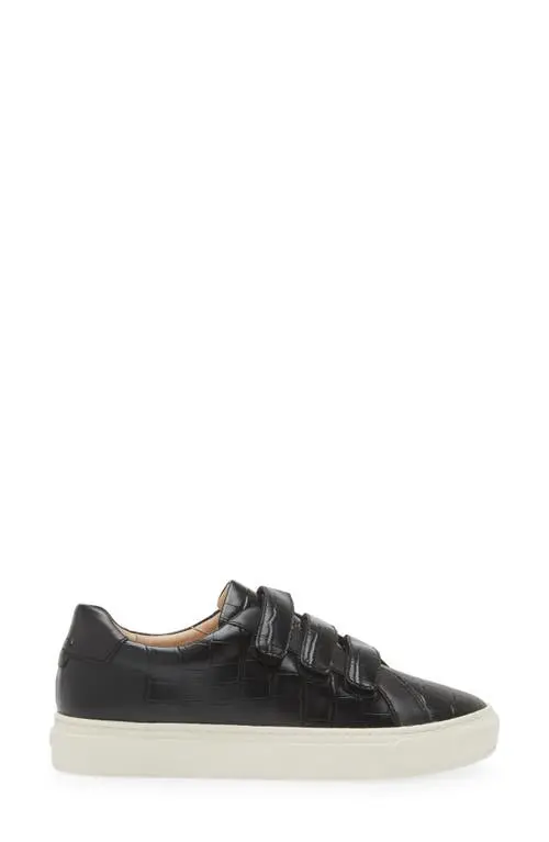 Frankie4 Archer Platform Sneaker In Black Croc 30% Off