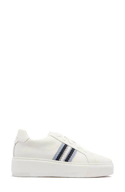 FRANKIE4 Riley Platform Sneakers - White/blue