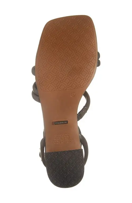 FRANKIE4 Ramsay Leather Block Heel Sandal - Black
