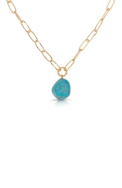 Ettika Pendant Necklace - Turquoise