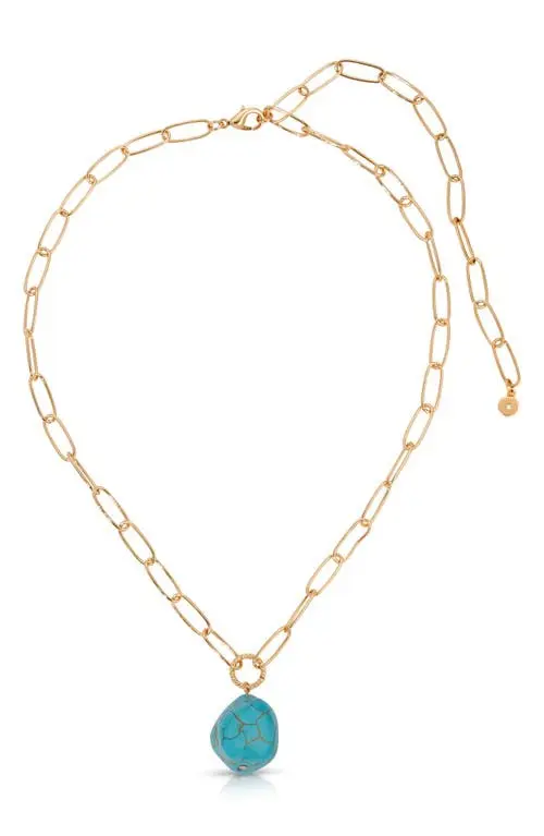 Ettika Pendant Necklace - Turquoise