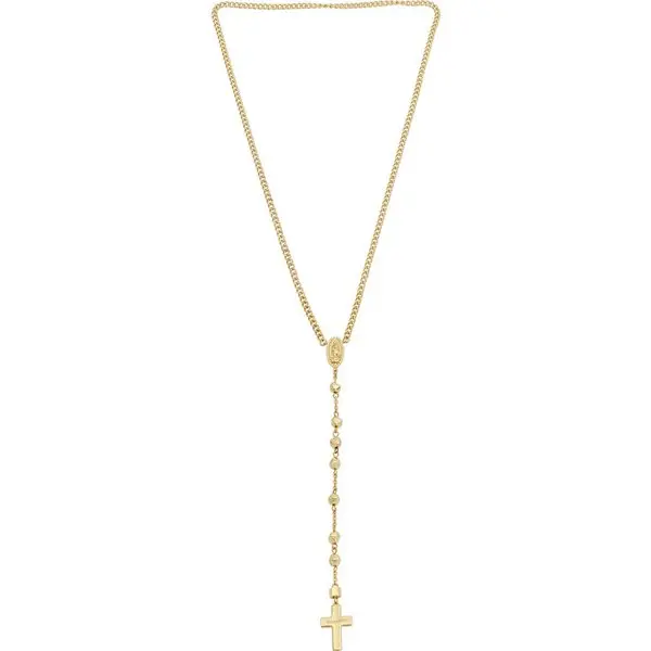 ALLSAINTS Cross Y-necklace - Gold