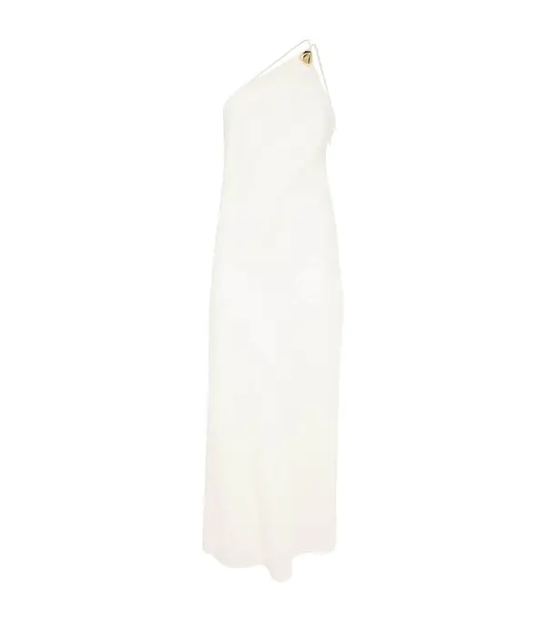Cult Gaia Linen-blend Rinley Midi Dress