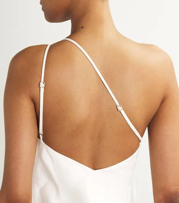 Cult Gaia Linen-blend Rinley Midi Dress