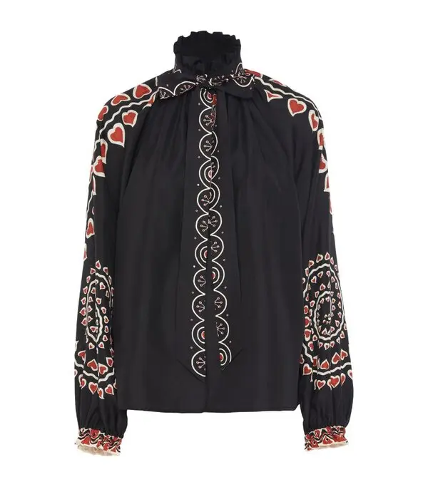 La DoubleJ Silk Cerere Blouse
