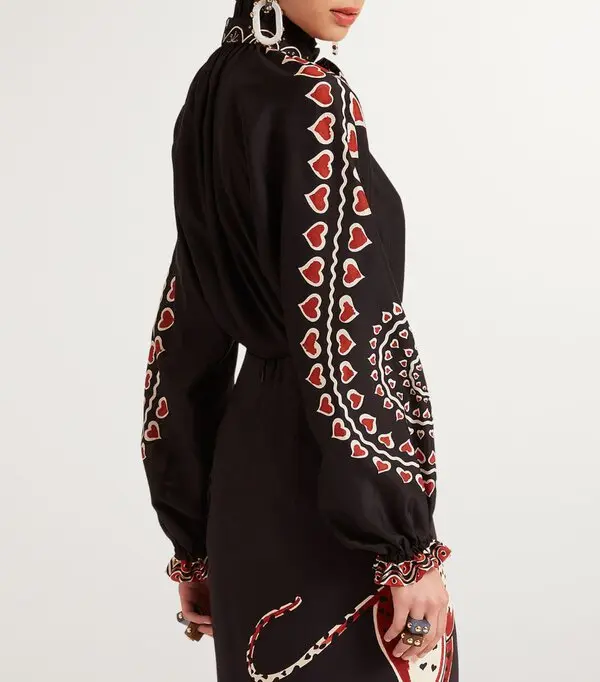 La DoubleJ Silk Cerere Blouse