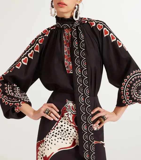 La DoubleJ Silk Cerere Blouse