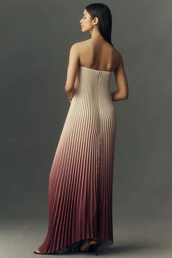 L'IDEE Strapless Maxi Gown - Souffle