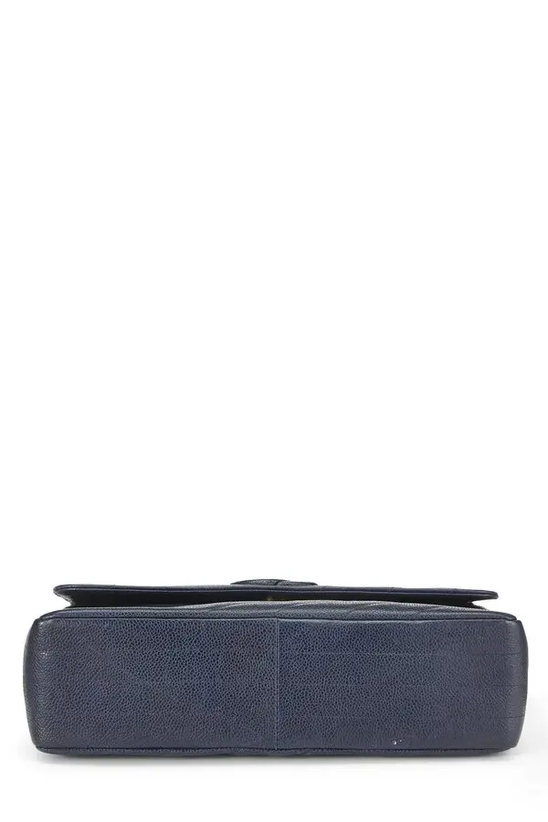Chanel Caviar Diagonal Quilted Shoulder Bag