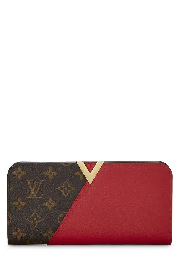 LOUIS VUITTON Monogram Canvas Kimono Wallet - Red