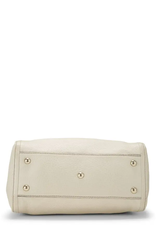 Gucci Leather Soho Convertible Shoulder Bag - White
