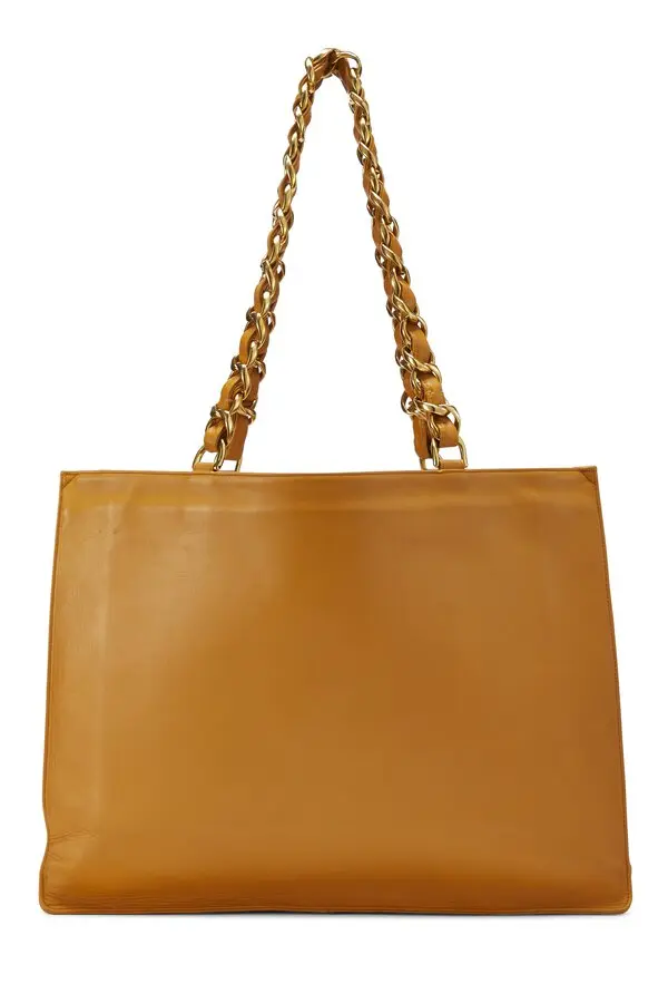 Chanel Lambskin Flat Chain Handle Tote