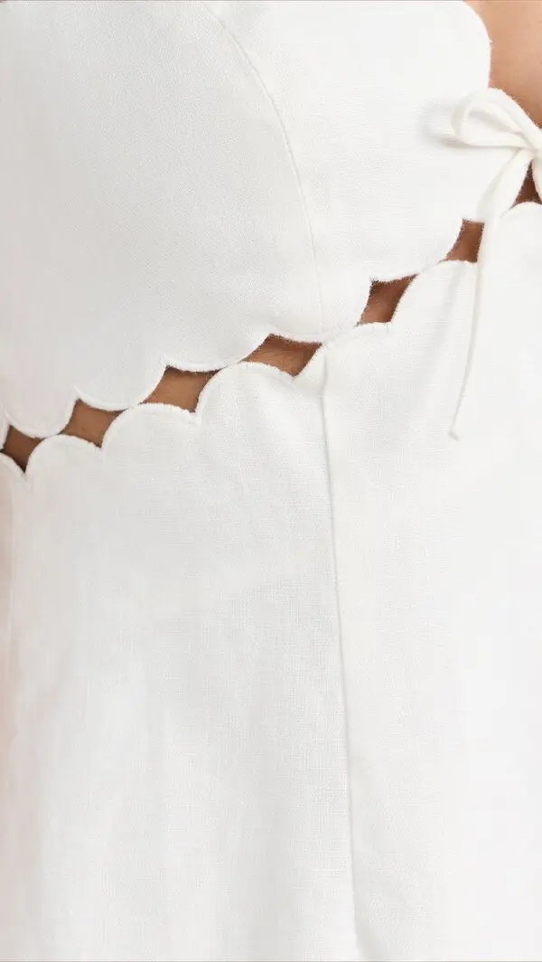 Loveshackfancy Sydow Linen Mini Dress In Antique White - 45% Off |  Editorialist