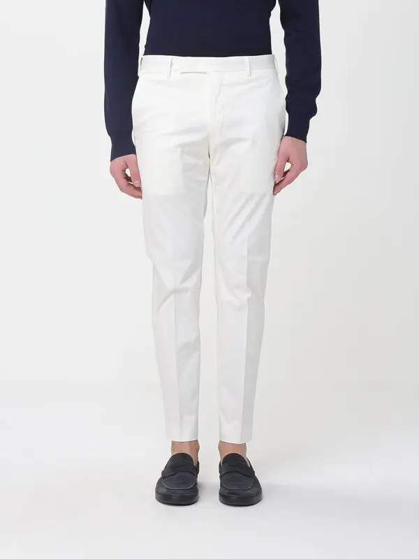 PT TORINO Tailored Trousers - White