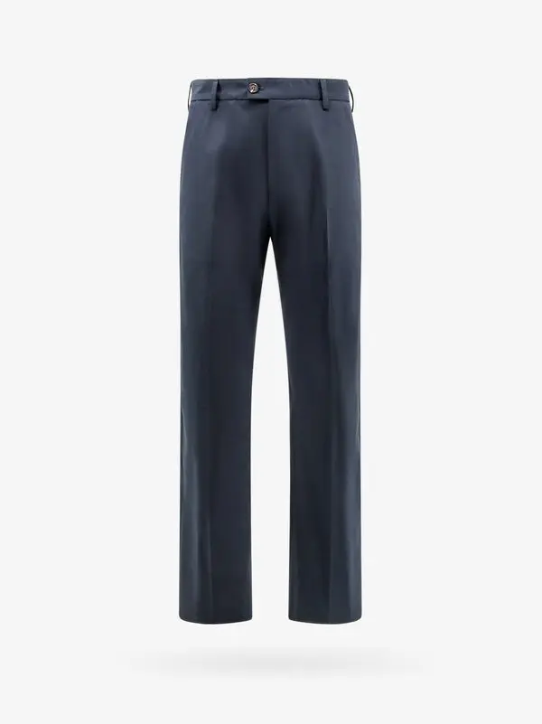 Alexander McQueen Cotton Trousers With Logo Detail