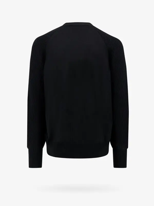 Alexander McQueen Wool Cardigan With Logo Embroidery