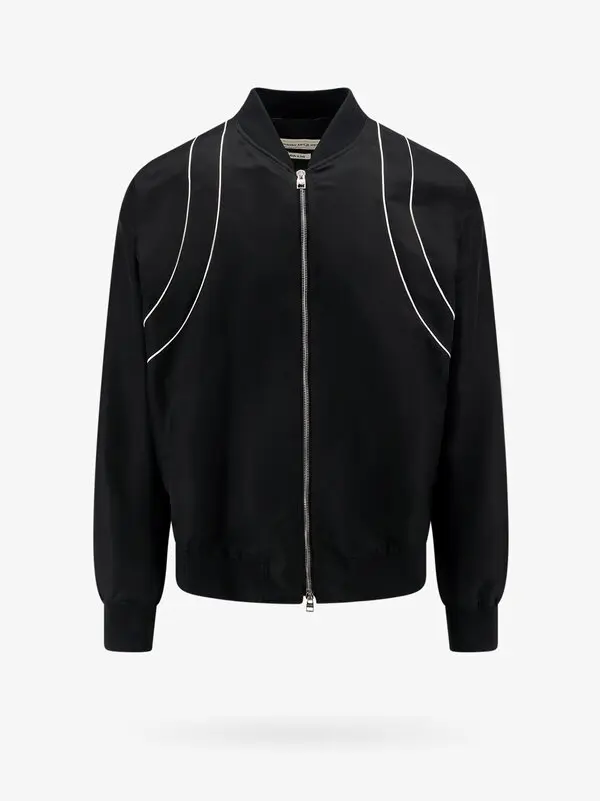 Alexander McQueen Nylon Jacket With Contrasting Detail