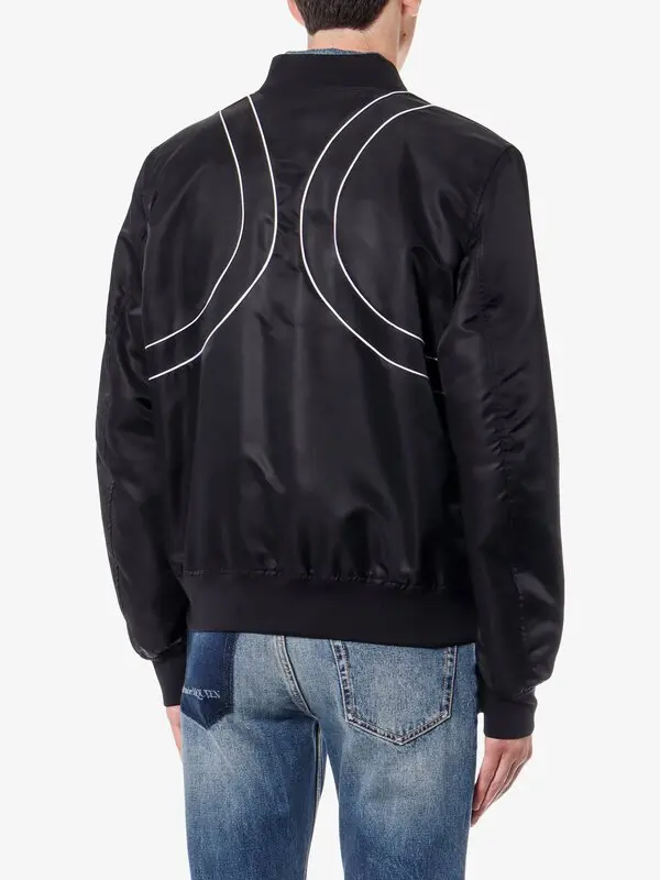 Alexander McQueen Nylon Jacket With Contrasting Detail