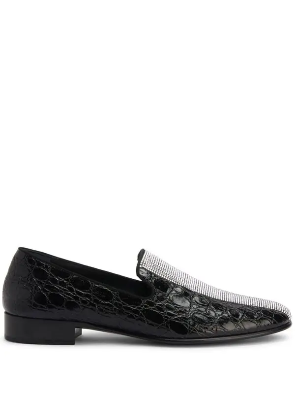 GIUSEPPE ZANOTTI Tuxedo Leather Loafers