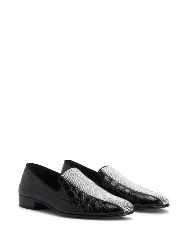 GIUSEPPE ZANOTTI Tuxedo Leather Loafers