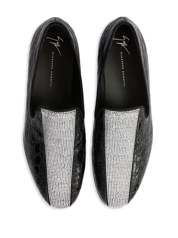 GIUSEPPE ZANOTTI Tuxedo Leather Loafers