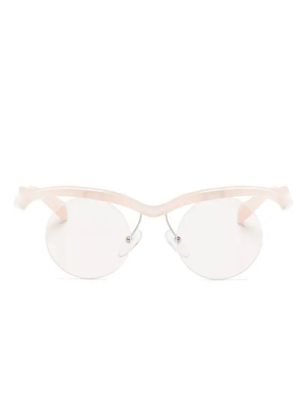 Prada Runway Round-frame Sunglasses - Pink