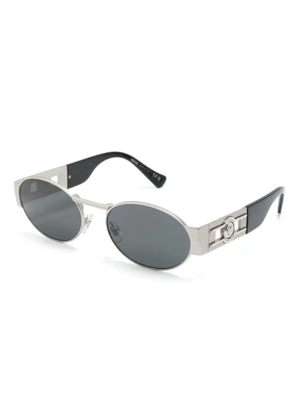 Versace Oval-frame Sunglasses - Silver