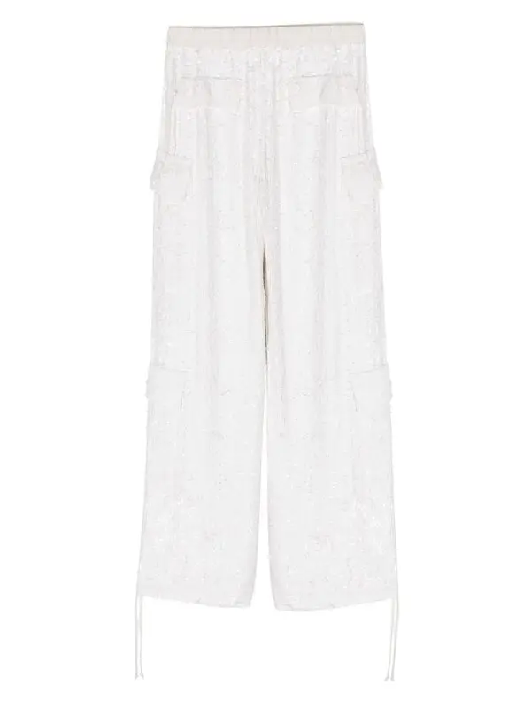 P.a.r.o.s.h Sequin Cargo Trousers
