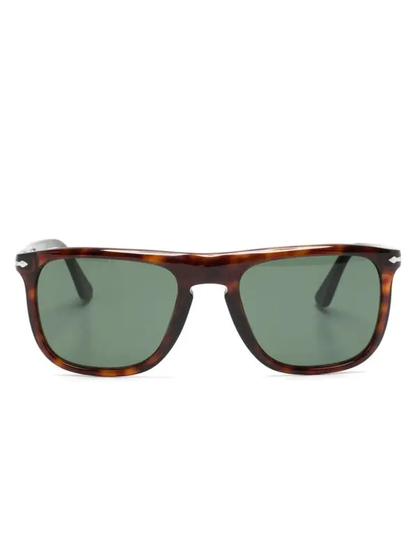 Persol Tortoiseshell Pilot Sunglasses - Brown