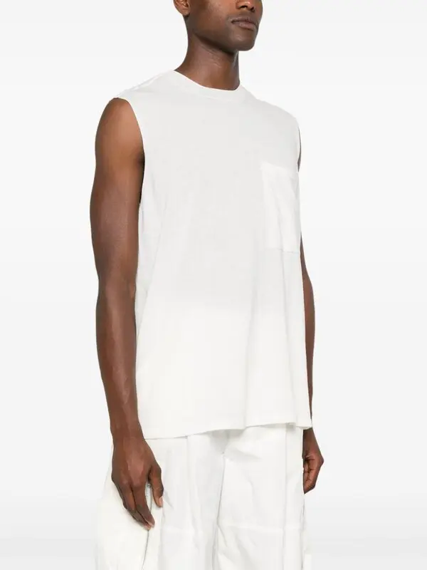 MORDECAI Sleeveless Stripe-detail Jumper