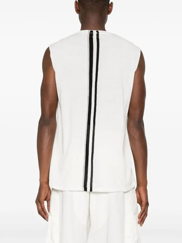 MORDECAI Sleeveless Stripe-detail Jumper