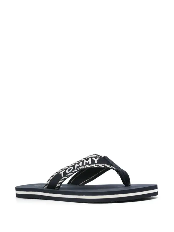 Tommy Hilfiger Logo-jacquard Flip Flops