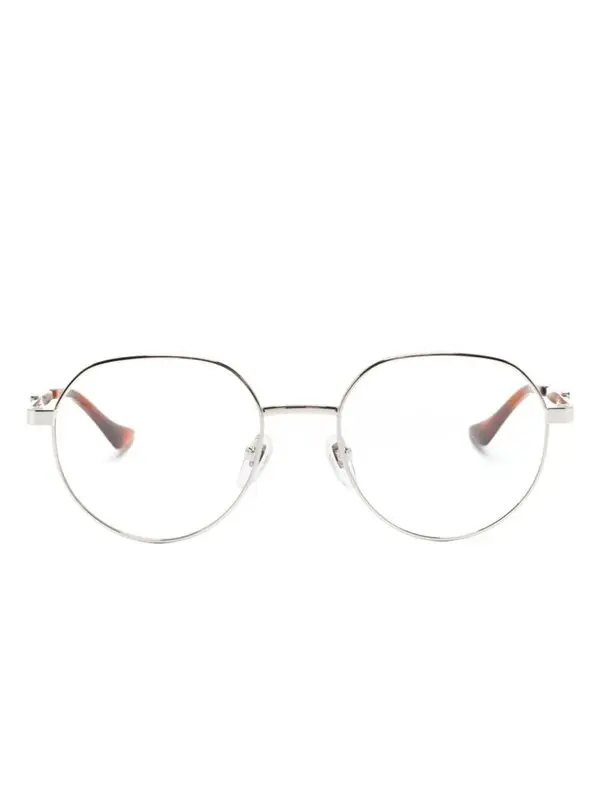 Gucci Round-frame Glasses - Silver