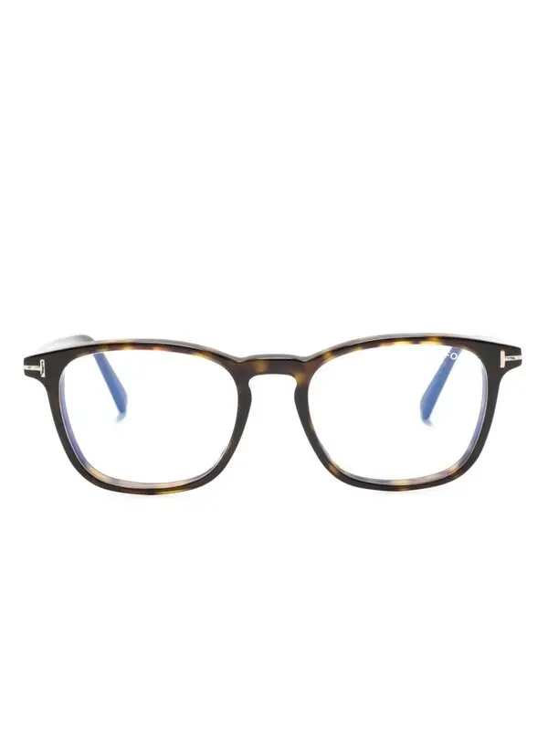 TOM FORD Tortoiseshell Square-frame Glasses - Brown