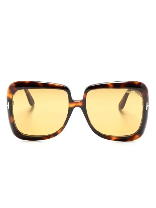 TOM FORD Oversized Sunglasses - Brown