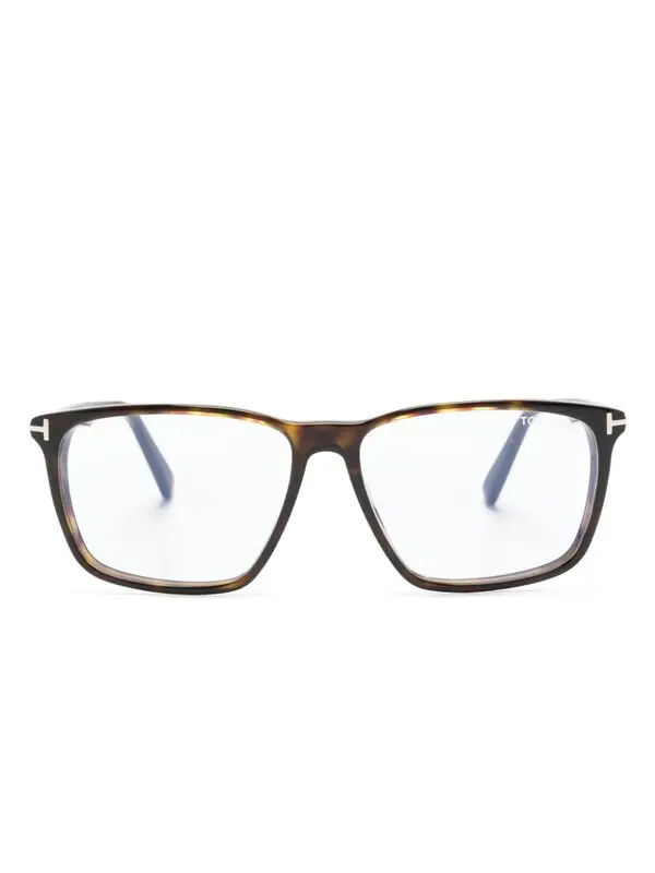 TOM FORD Square-frame Glasses - Brown