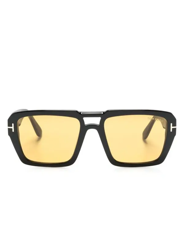TOM FORD Pilot-frame Sunglasses - Black