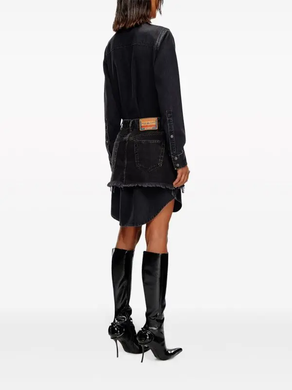 DIESEL® De-desy-d Denim Mini Dress