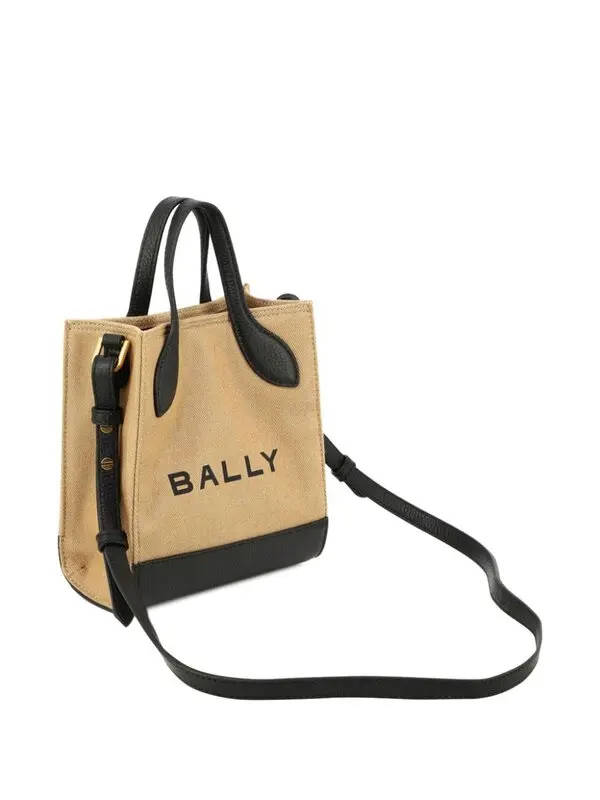 Bally Bar Logo-print Tote Bag - Neutrals