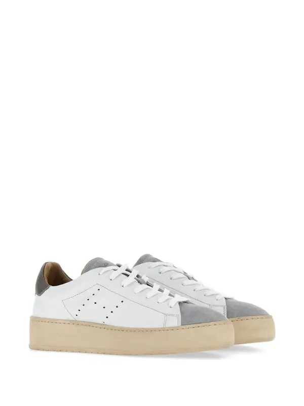 Hogan H672 Leather Sneakers - White