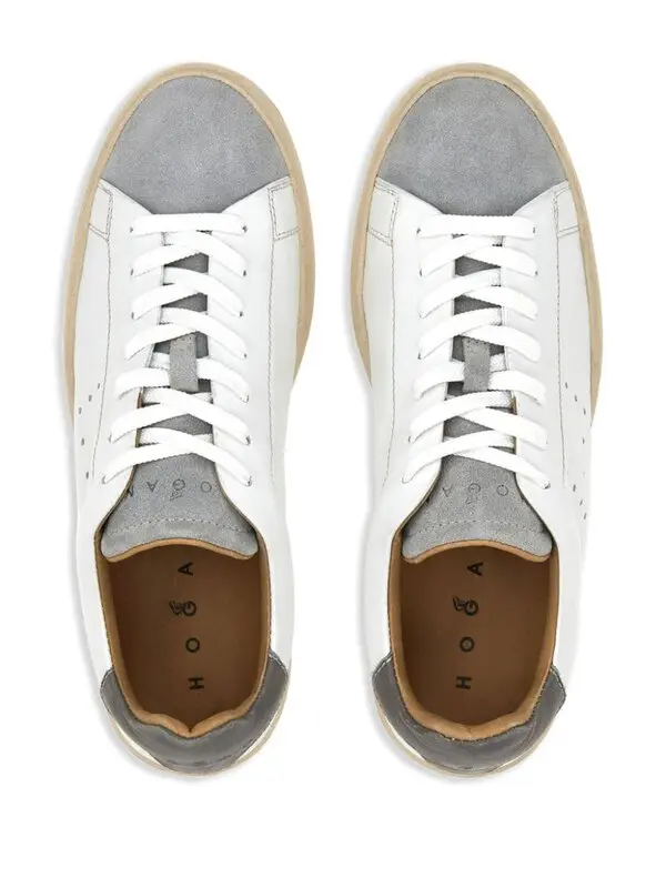 Hogan H672 Leather Sneakers - White