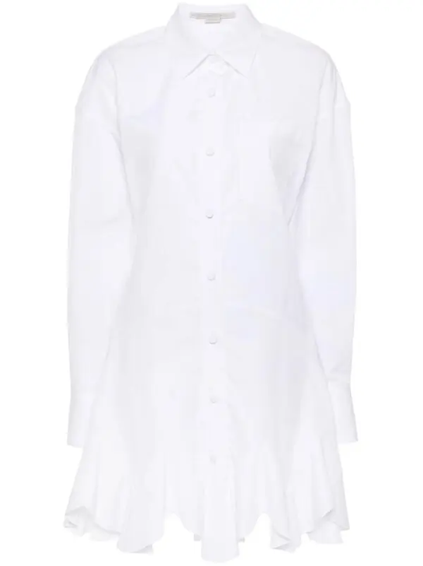 Stella McCartney Logo-embroidered Mini Dress
