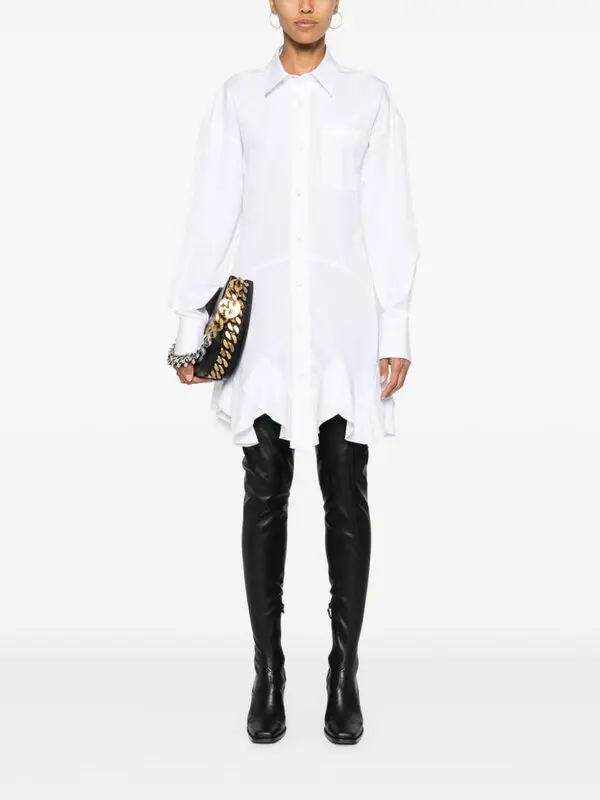 Stella McCartney Logo-embroidered Mini Dress