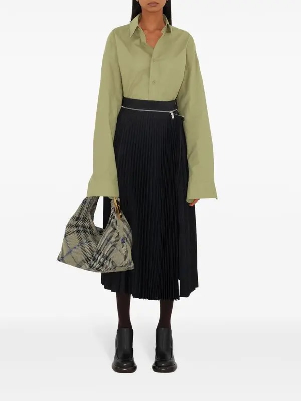 Burberry Peg Check Medium Tote Bag - Neutrals