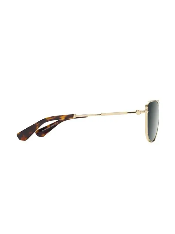 Burberry Tortoiseshell Navigator Sunglasses